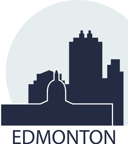 Edmonton logo Royalty Free Vector Image - VectorStock