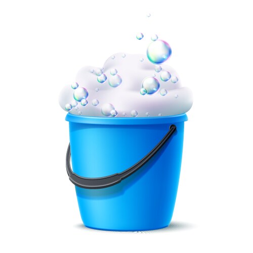 Bucket and towels Royalty Free Vector Image - VectorStock