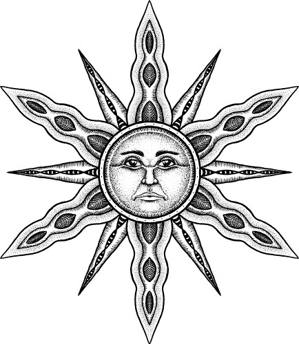 Medieval Sun Vector Images (over 2,500)