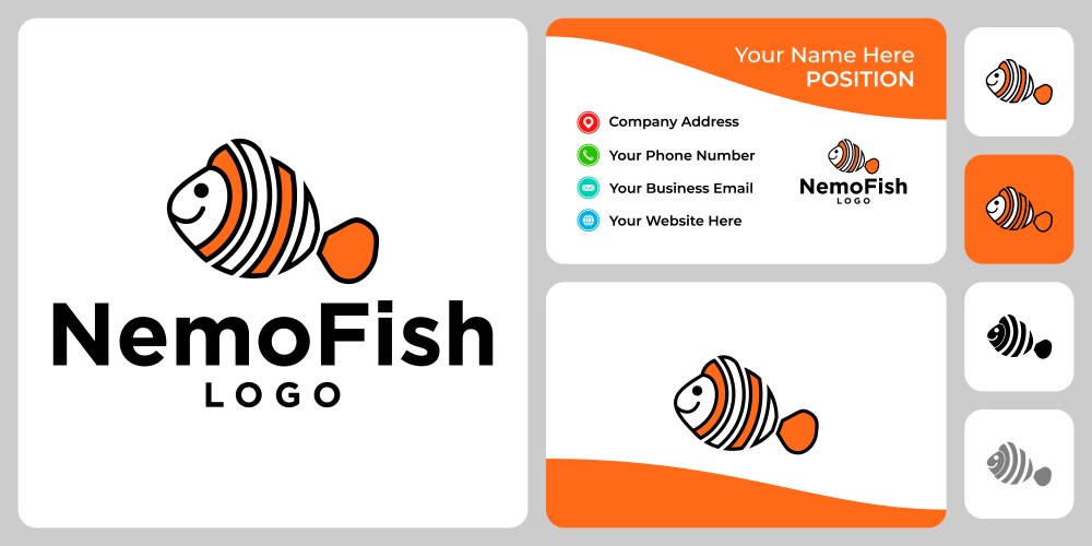 Koi fish mascot logo design Royalty Free Vector Image