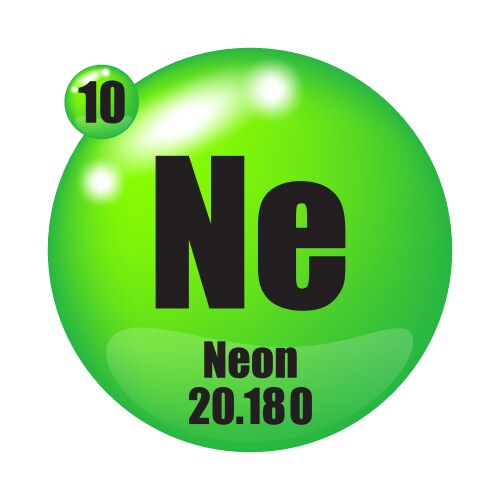 Sodium element icon atomic number 11 mass Vector Image