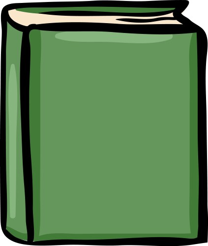 Open book hand drawn doodle icon Royalty Free Vector Image