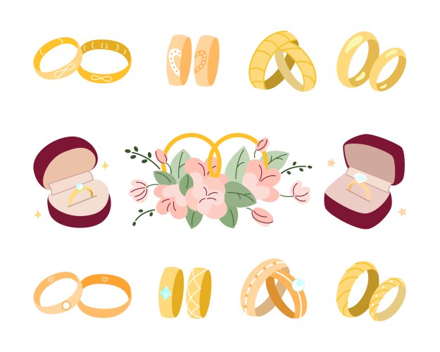 Wedding Ring Cartoon Vector Images (over 5,700)