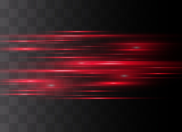Red horizontal glare Royalty Free Vector Image