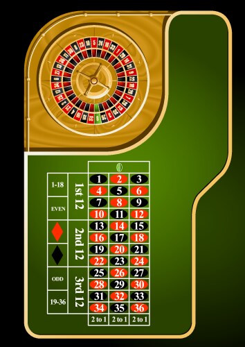 Roulette Table Layout Vector Images (over 200)