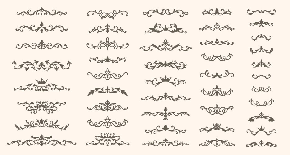 Fancy Horizontal Line Horizontal Line Divider With Hearth Shape