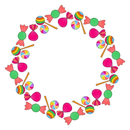 Lollipop Border Clipart