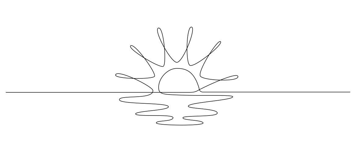 Sun Line Drawing Vector Images (over 25,000)