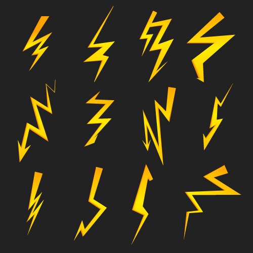 Lightning Flash Cartoon Vector Images (over 3,800)