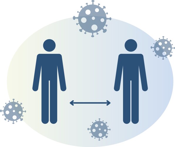 Virus bacteria circle composition Royalty Free Vector Image