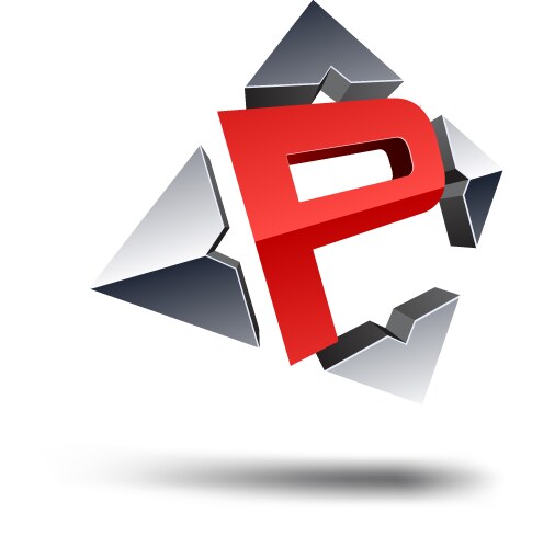 P 3d Logo Vector Images (over 1,700)