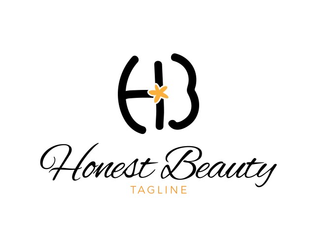 Beauty salon logo set template Royalty Free Vector Image