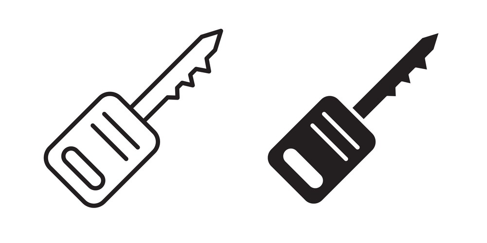 Keys key outline Vector Images & Graphics for Commercial Use | VectorStock