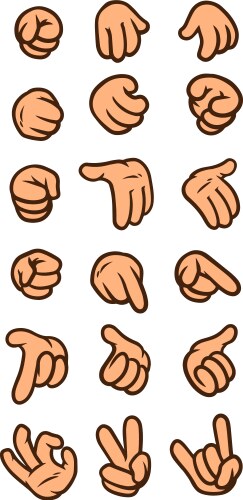 Cartoon Middle Finger Vector Images (over 1,200)