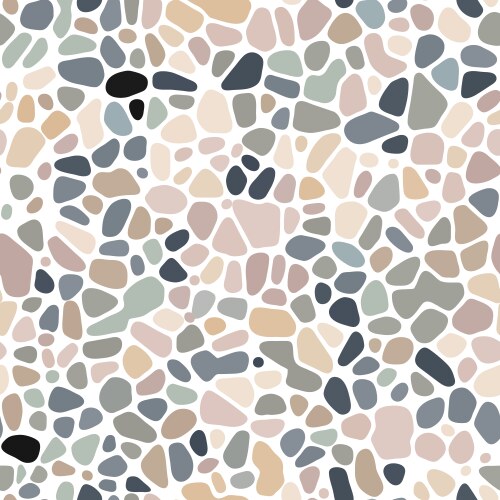 Gravel pebble stone pattern for floor tile paving Vector Image