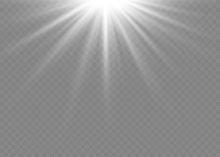 Sunlight special lens flash light effect Vector Image