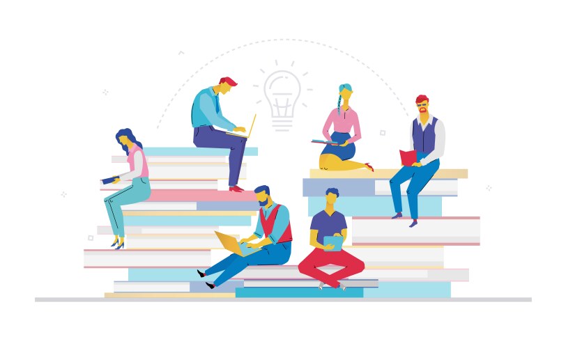 Business ideas selection concept Royalty Free Vector Image