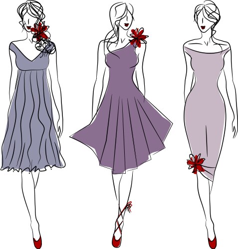 Fashion model Royalty Free Vector Image - VectorStock