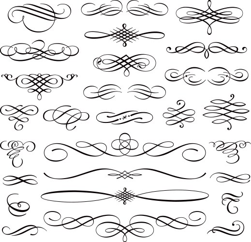 Floral Calligraphy Vector Images (over 68,000)