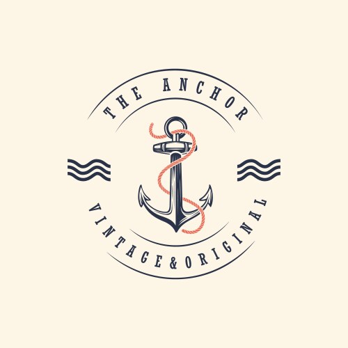 Nautical Logo Vector Premium Vector | Nautical Logo Vintage Vector