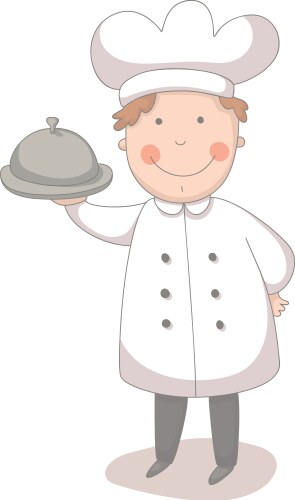 Cartoon set of four different occupations Vector Image