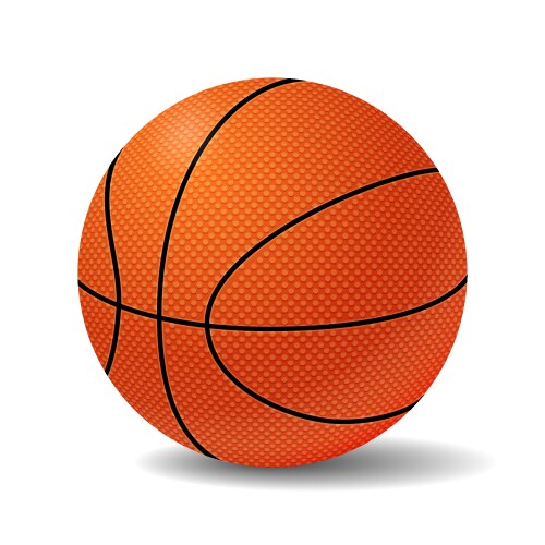 Basketball ball isolated design Royalty Free Vector Image
