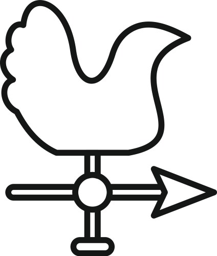 Wind Direction Indicator Clipart Weather Red White Stripe Wind Cone