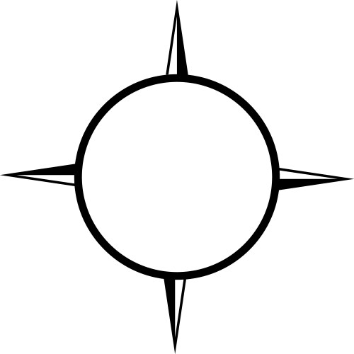 Compass Black and White Vector Images (over 11,000)
