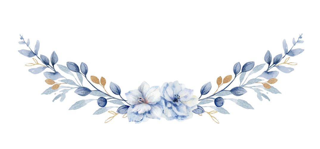 Dusty Blue Floral Vector Images (over 260)