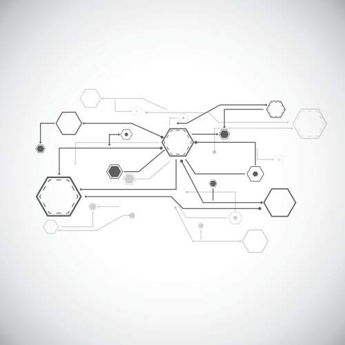 Ict information and communication technology Vector Image