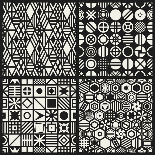 Geometric seamless pattern Royalty Free Vector Image