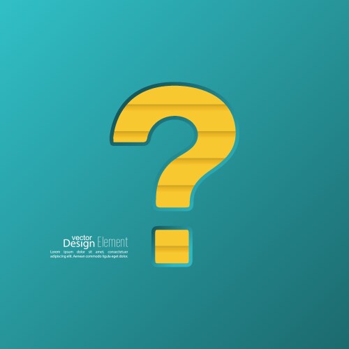 Question mark Royalty Free Vector Image - VectorStock