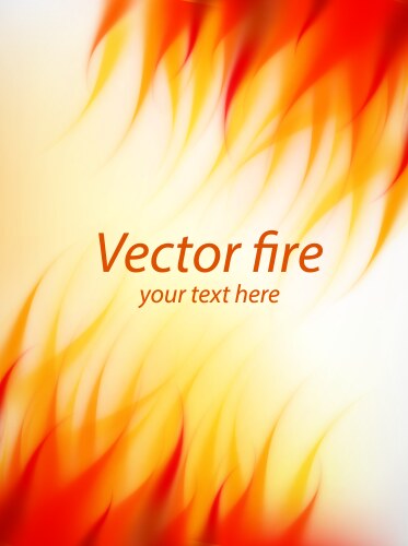 Fire flames background Royalty Free Vector Image