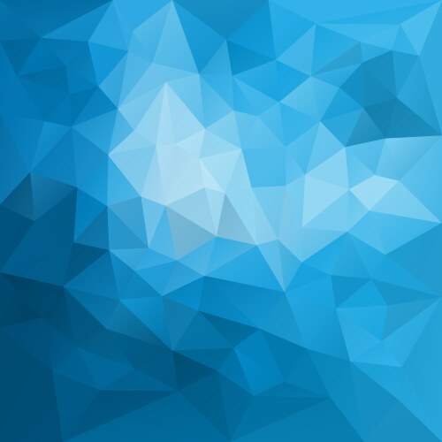 Blue triangle abstract background Royalty Free Vector Image
