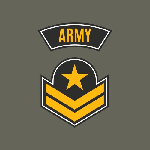 Army captain rank Vector Images & Graphics for Commercial Use | VectorStock