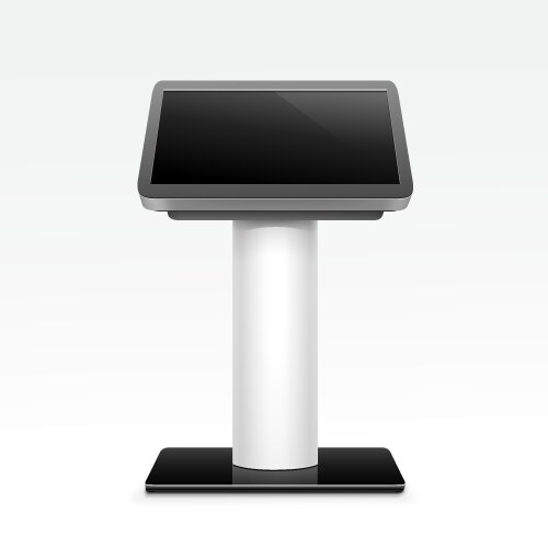Plasma tv screen monitor Royalty Free Vector Image