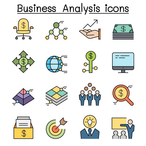 Business success icon Royalty Free Vector Image
