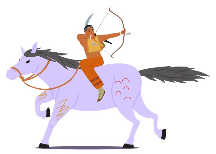 Indian Riding Horse Vector Images (over 320)