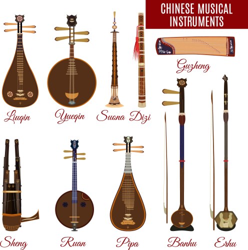 Chinese Instrument Vector Images (over 3,400)