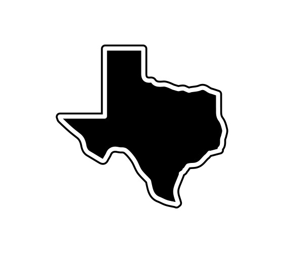 Texas state star outline Vector Images & Graphics for Commercial Use ...