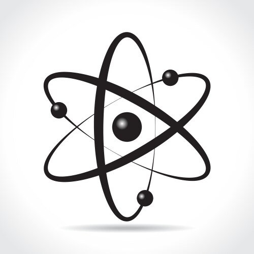 Atom logo icon Royalty Free Vector Image - VectorStock