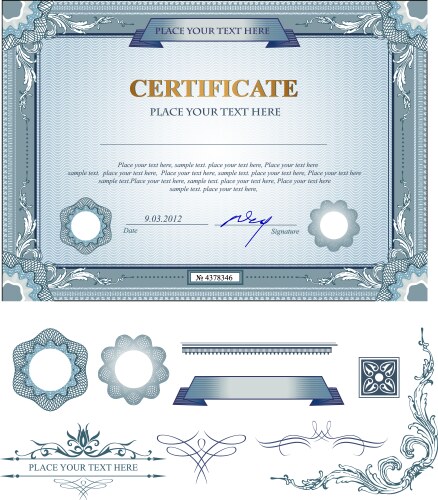 Certificate Vector Images (over 350,000)