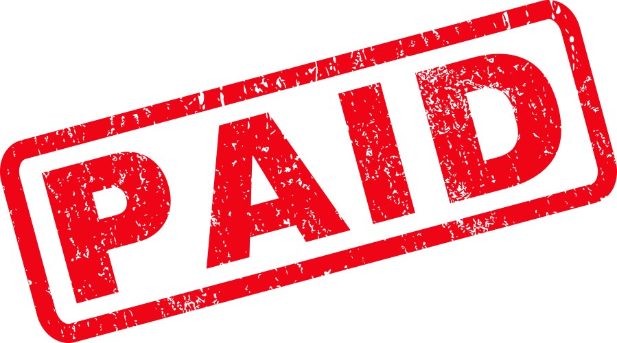 Paid Stamp Vector Images (over 2,700)