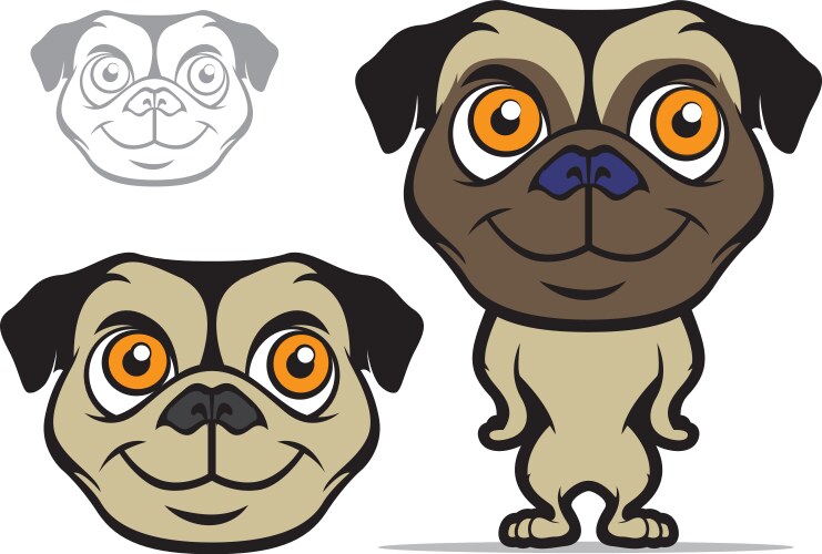 Pug Vector Images (over 11,000)