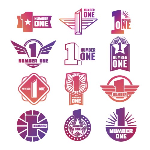 Number One Vector Images (over 44,000)