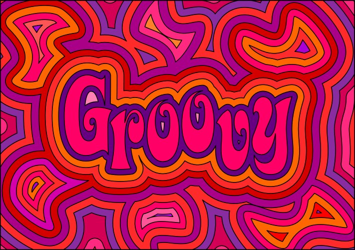 Retro Wallpaper Groovy Vector Images (over 10,000)