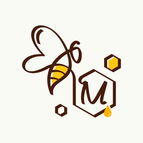 Angry bee logo Royalty Free Vector Image - VectorStock