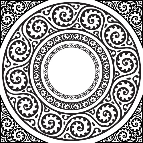 Circle frames Royalty Free Vector Image - VectorStock