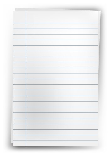 Lined paper Royalty Free Vector Image - VectorStock