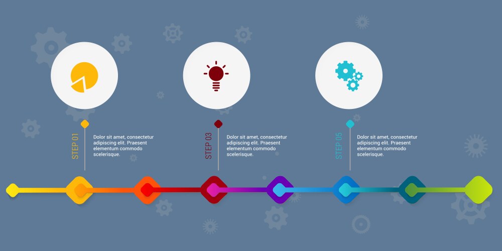 Project manager reviewing charts Royalty Free Vector Image